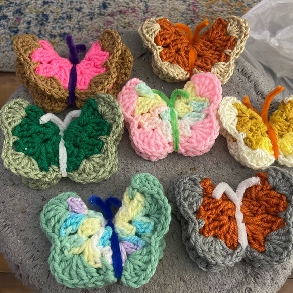 Source Unknown | Other | Set Of Seven Square Butterflies Magnets Y2k T2 ...